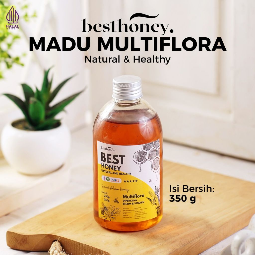 Best Honey Original Multiflora Honey 350gr Original Pure Natural Honey ...