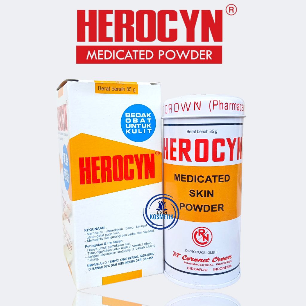 Herocyn Powder Herocyn Net Weight 85g - Medicated Powder for Your Skin ...