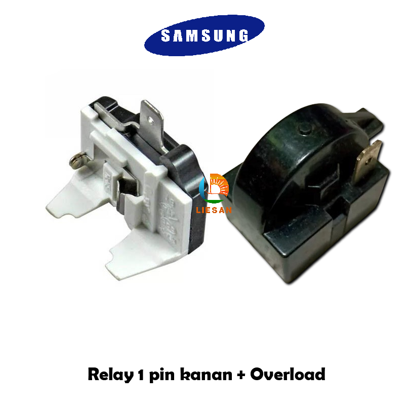 PTC RELAY 1 PIN RIGHT + OVERLOAD SAMSUNG 1 DOOR REFRIGERATOR | Shopee ...