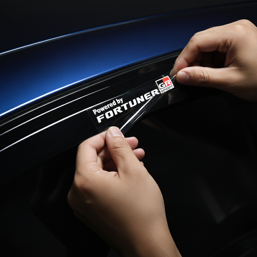 Fortuner GR Sport Premium Car Sticker - Waterproof & Heat Resistant ...