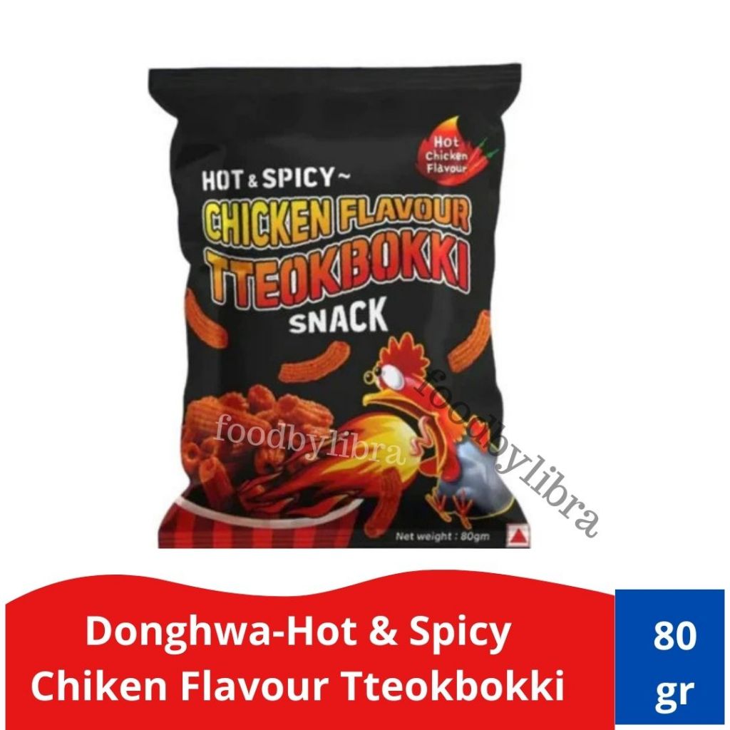 Donghwa Hot Spicy Chicken Flavor Tteokbokki |Topoki snack with spicy ...