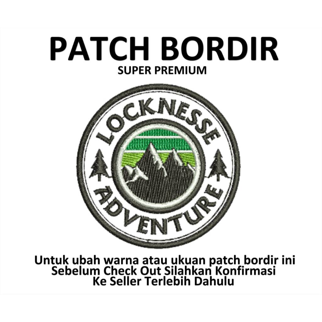 ADVENTURE- IBP Embroidered Patch Emblem | Shopee Malaysia