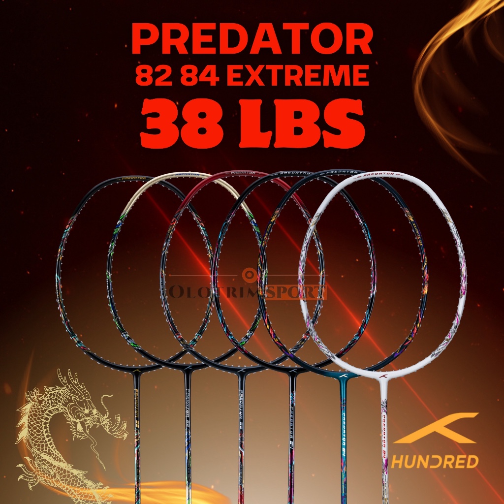 Hundred PREDATOR 82 84 EXTREME Original Badminton Racket | Shopee Malaysia