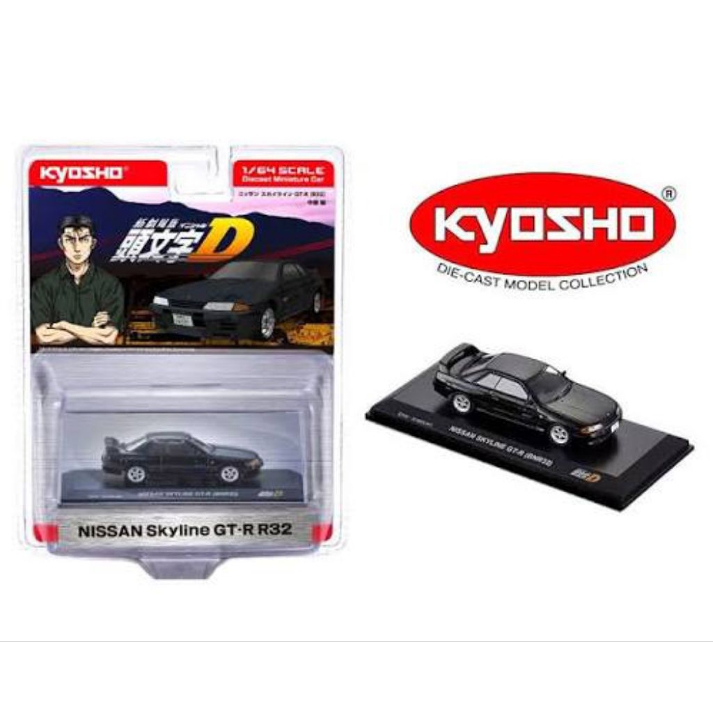 Kyosho 1: Nissan Skyline GT-R R32 Initial D Scale64 Ferrari F1 - 87 No ...