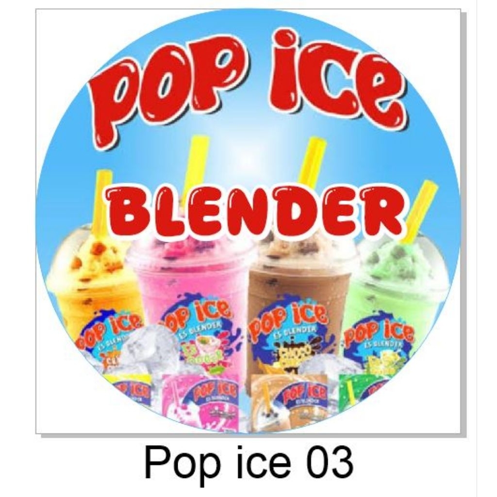160 PCS Pop Ice Blender Stickers | Shopee Malaysia