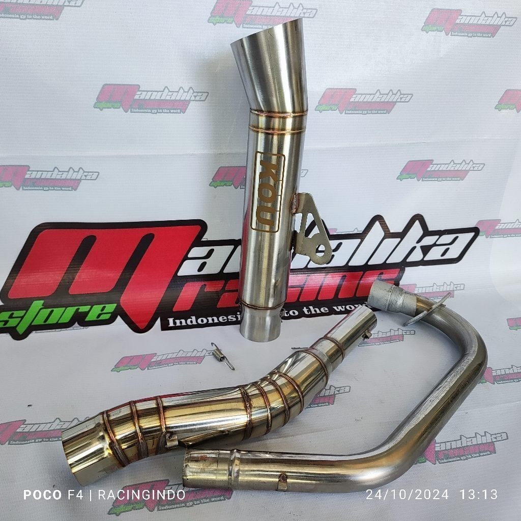 Pipe Canister Kou mahacai super open exhaust stainless inlet 51mm for ...