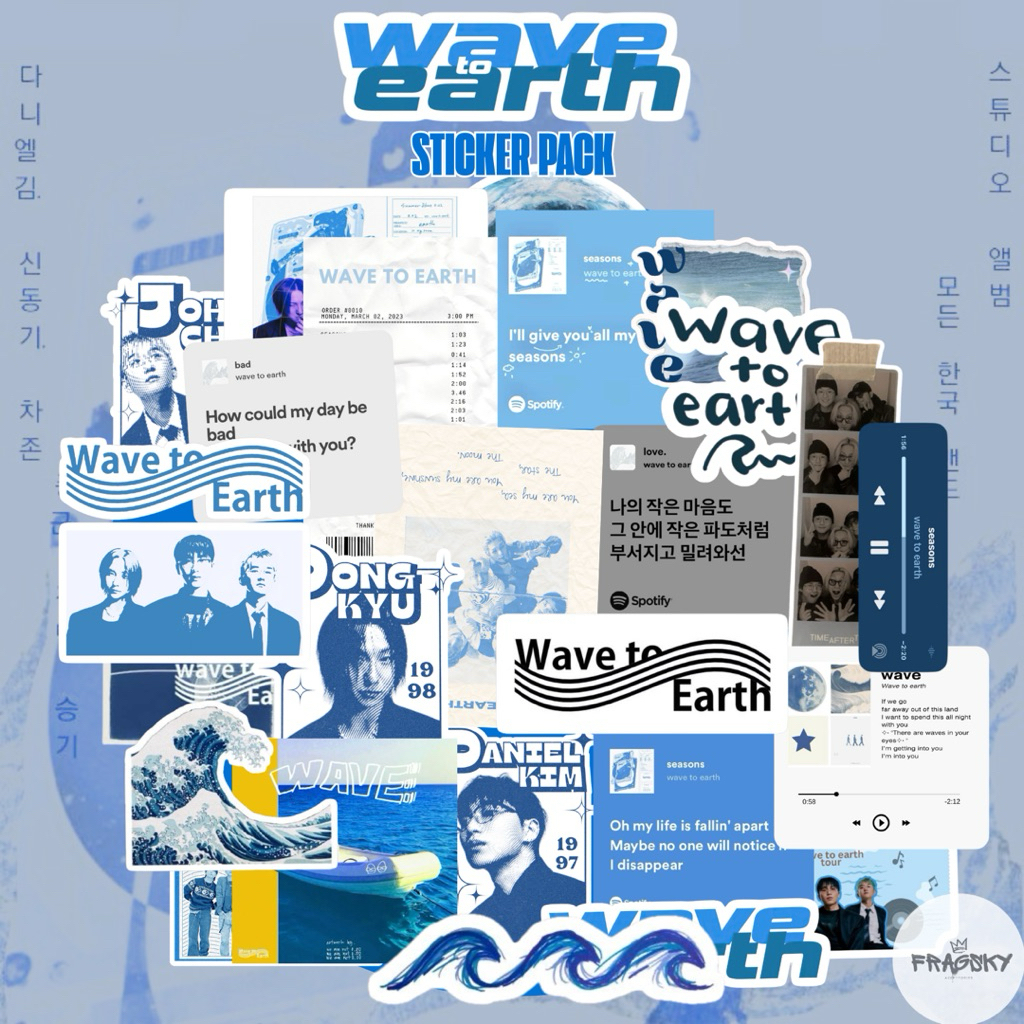 HP Fragsky - 20 & 25 Pcs Special Series Wave To Earth Band Artist Pack ...