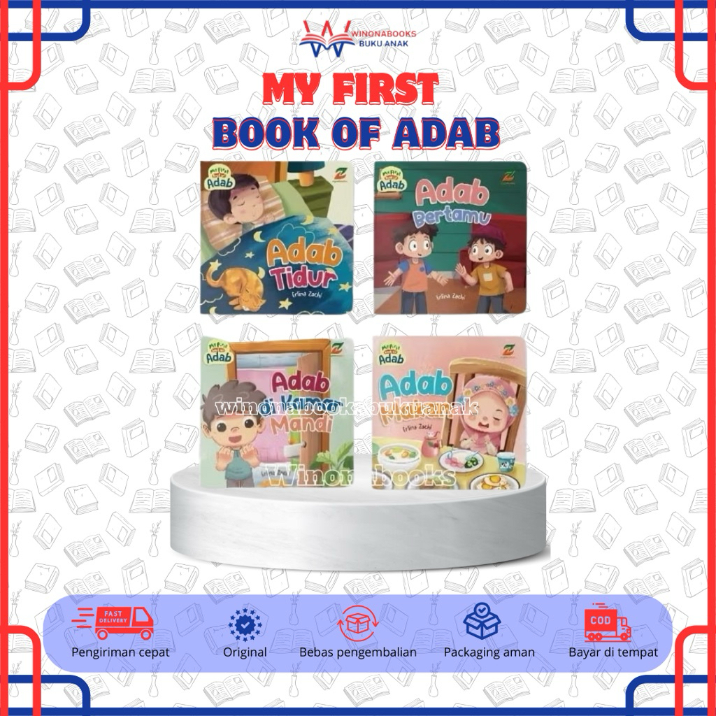 MY FIRST BOOK OF ADAB for ages 2+ years adab BOOK for children_pintar ...