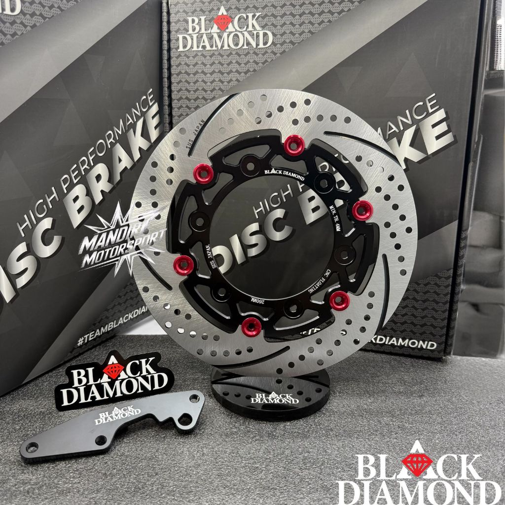 Black Diamond Front Disc Plate Size 260MM For Honda ADV 150 ADV 160 ABS ...