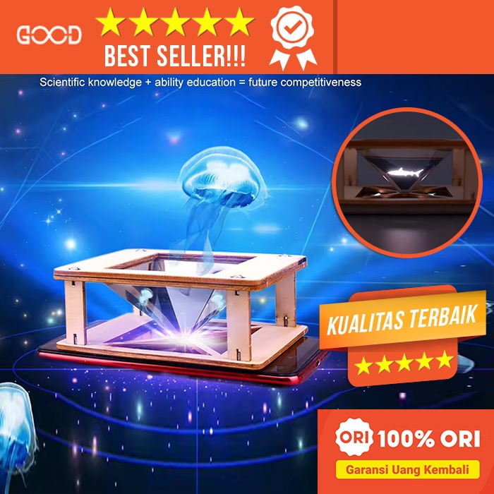 3D Holographic Mini Display Projector Unique Table Room Decoration ...