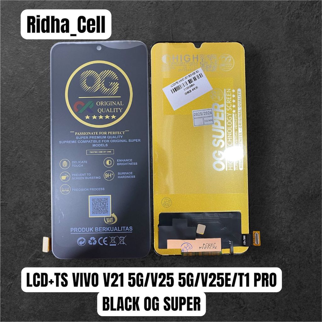 LCD+TS VIVO V21 5G/V25 5G/V25E/T1 PRO BLACK SUPER QUALITY | Shopee Malaysia