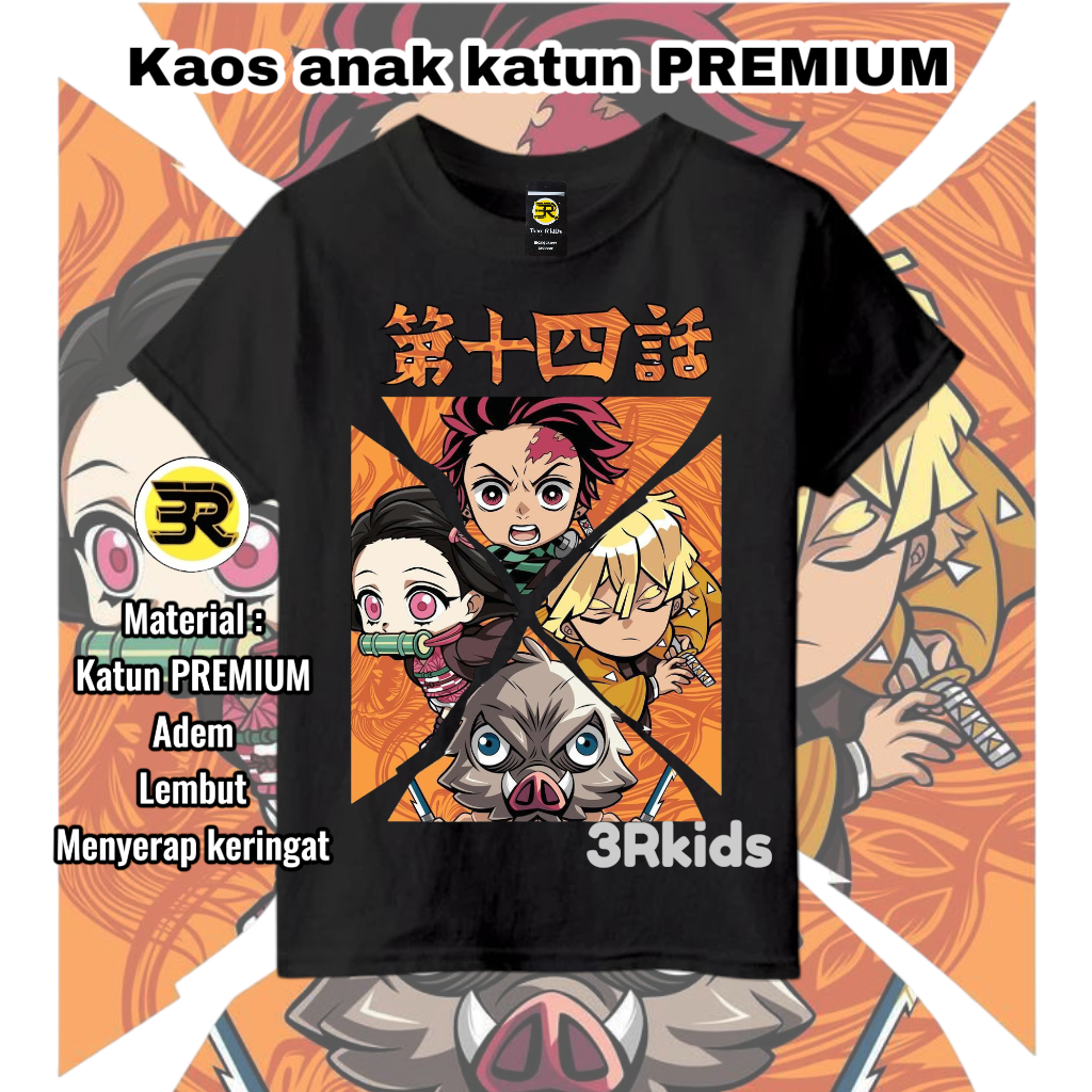 Demon Slayer Kimetsu No Yaiba Anime Tanjiro Nezuko Children's Clothing ...