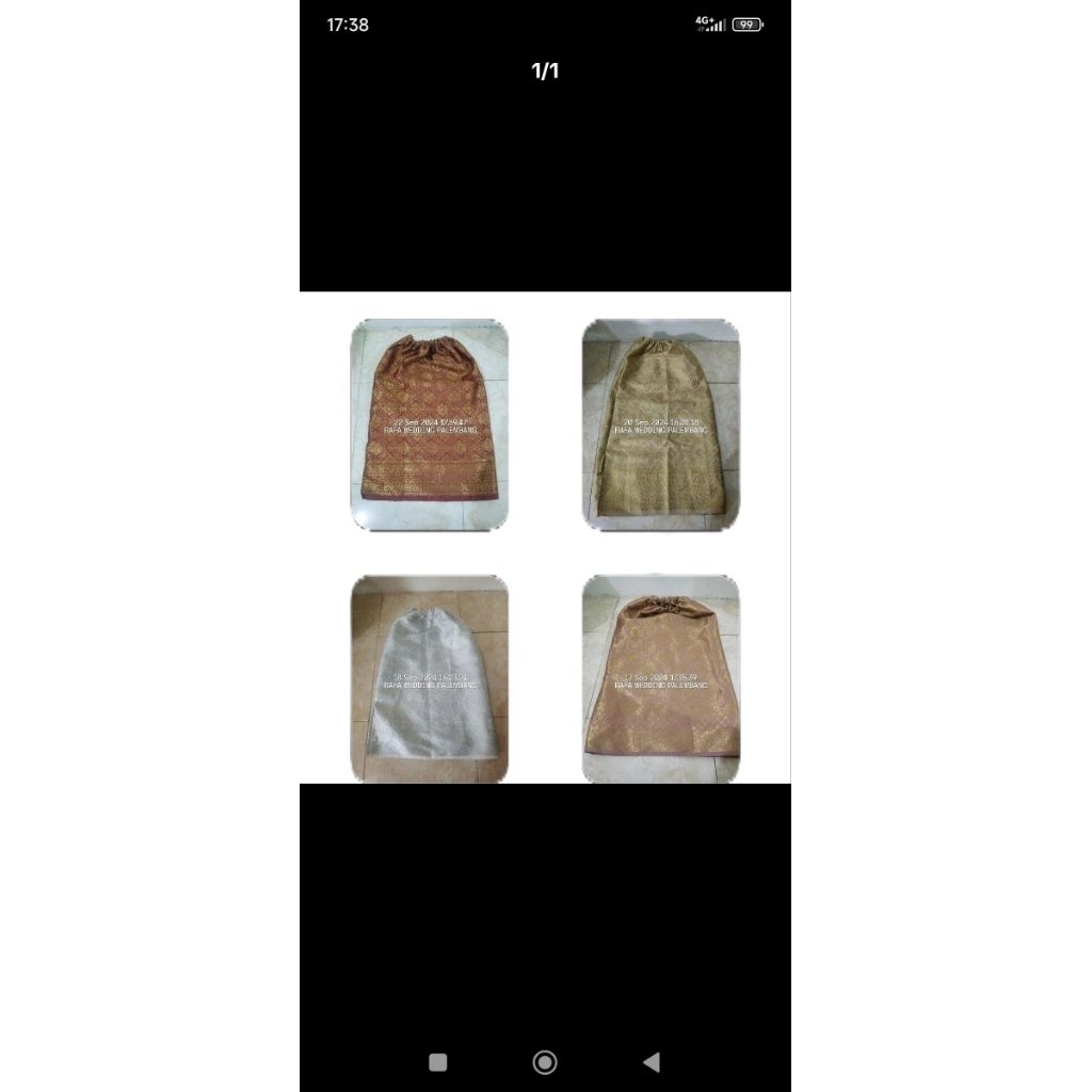 Short Songket Skirt for Children Ages 1 to 10 Years Girl Skirt Budak ...