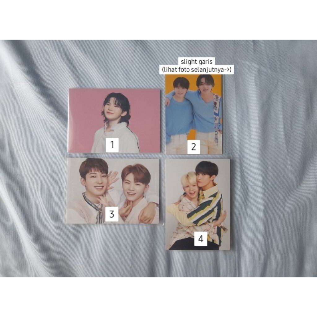 Seventeen woozi scoups wonwoo pink tc trading card photocard pc follow ...