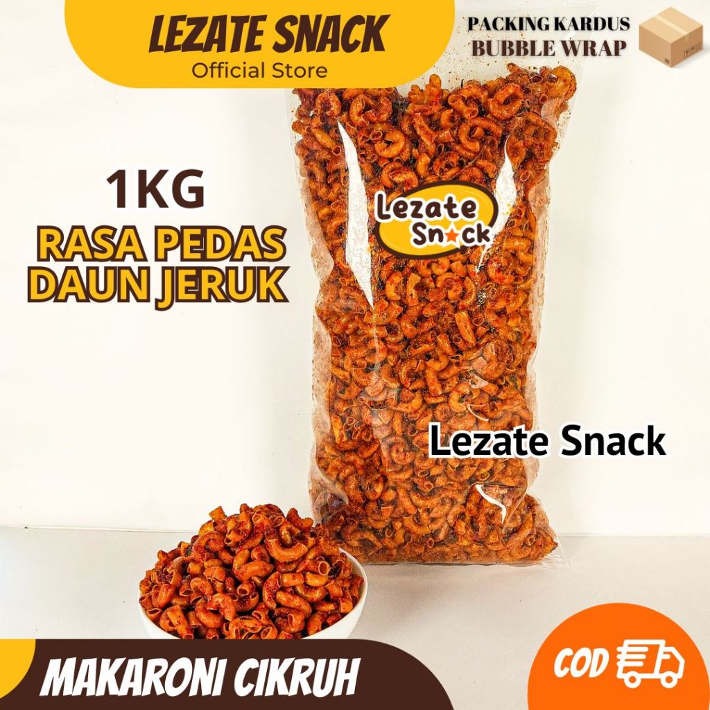 Spicy Cikruh Macaroni with Lime Leaves 1KG Crispy and Savory Cikruh ...