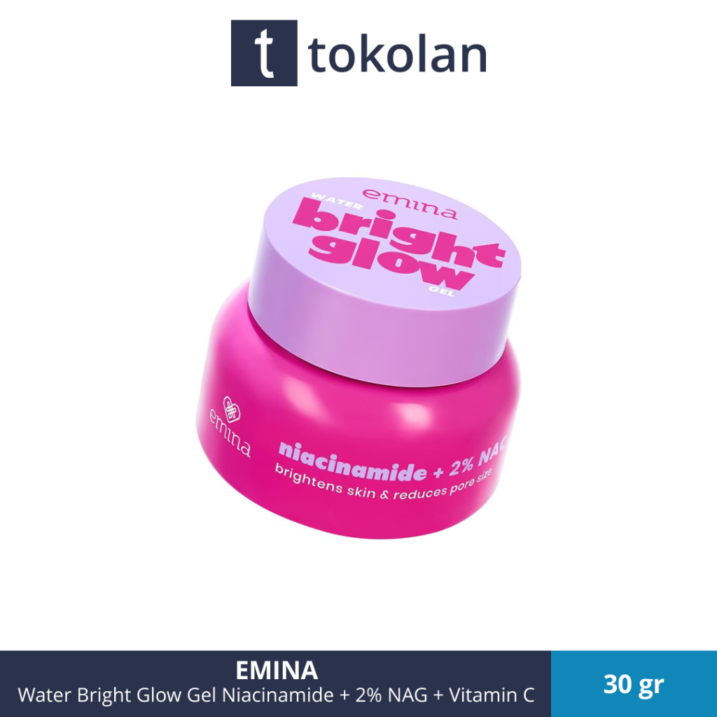 EMINA Water Bright Glow Gel Niacinamide + 2% NAG + Vitamin C ...