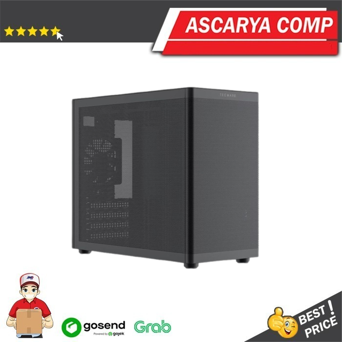 Tecware Fusion 3 Airflow Mesh M-ATX SFF Case Casing PC + 3 Fan PWM ...
