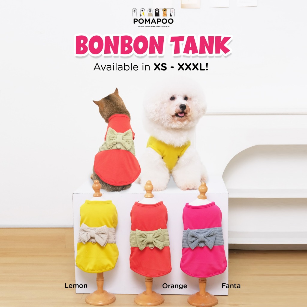 POMAPOO - Bonbon Tank Cat Clothes and Dog Clothes | Shopee Malaysia