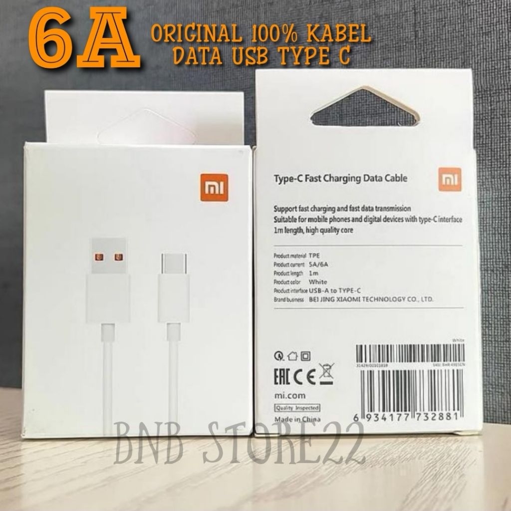 POCO F7 / F7 PRO / F7 ULTRA 6A DATA CABLE ORIGINAL 100% QUICK CHARGE ...