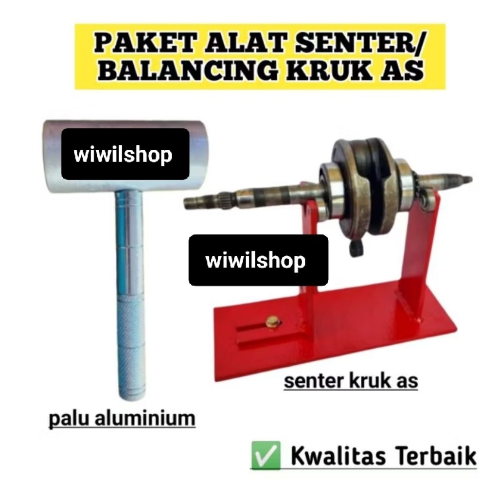 PACKAGE Flashlight tool balancing pendulum crankshaft motor aluminum ...
