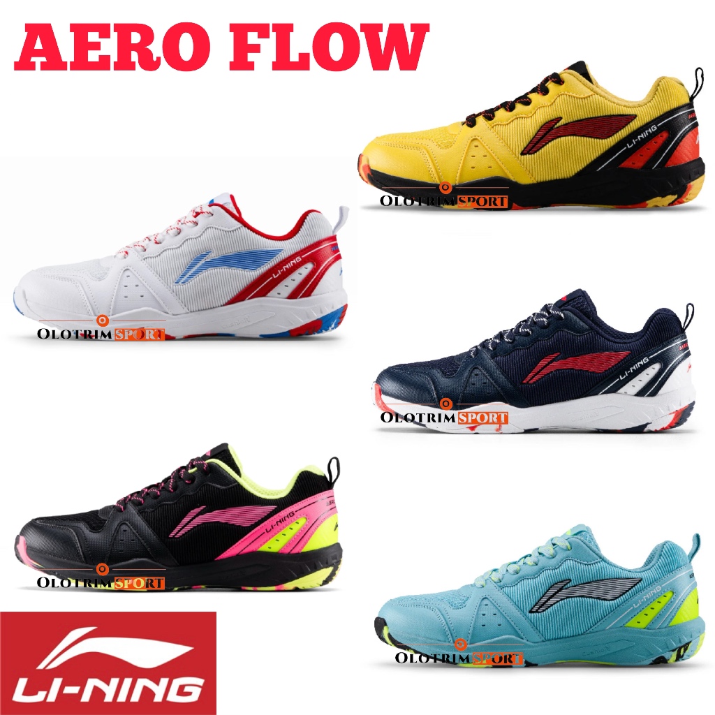 Original Lining AERO FLOW Badminton Shoes | Shopee Malaysia