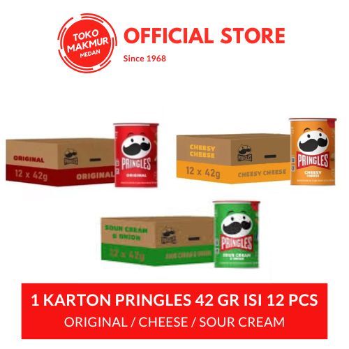 1 CARTON OF PRINGLES 42 GR CONTENTS 12 PCS | Shopee Malaysia