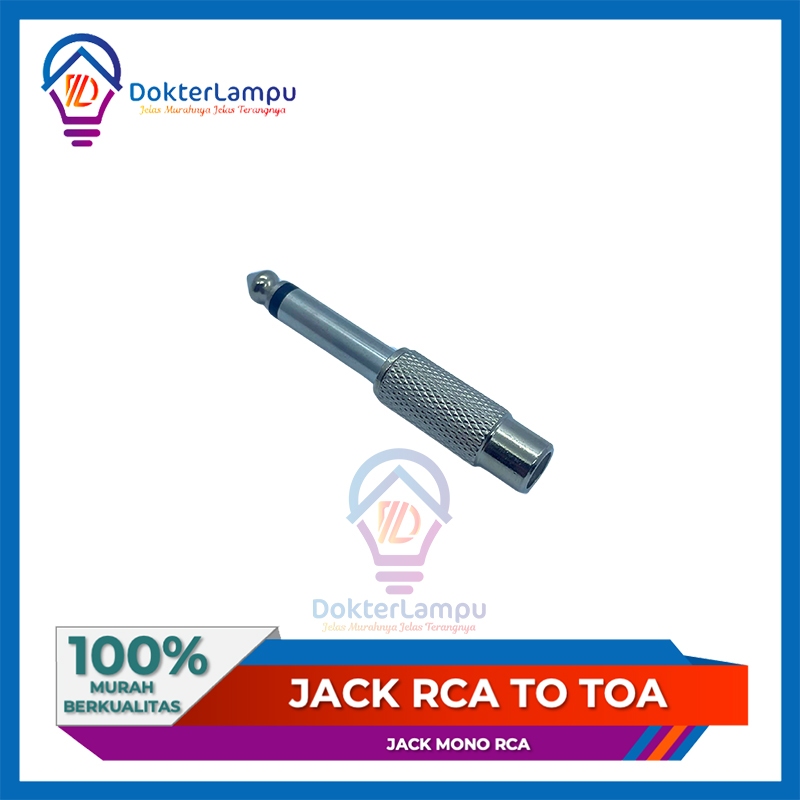 RCA TO TOA MONO JACK JACK RCA TO TOA MONO CONNECTION | Shopee Malaysia