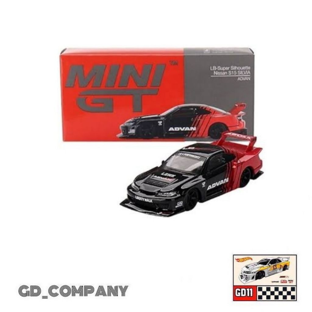 Mini GT Nissan Silvia S15 Advan | Shopee Malaysia