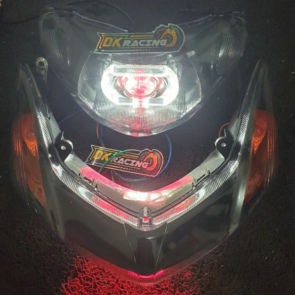MIO SMILE MIO NEW BILED BILLED HEADLIGHT REFLECTOR SET MIO SMILE MIO ...