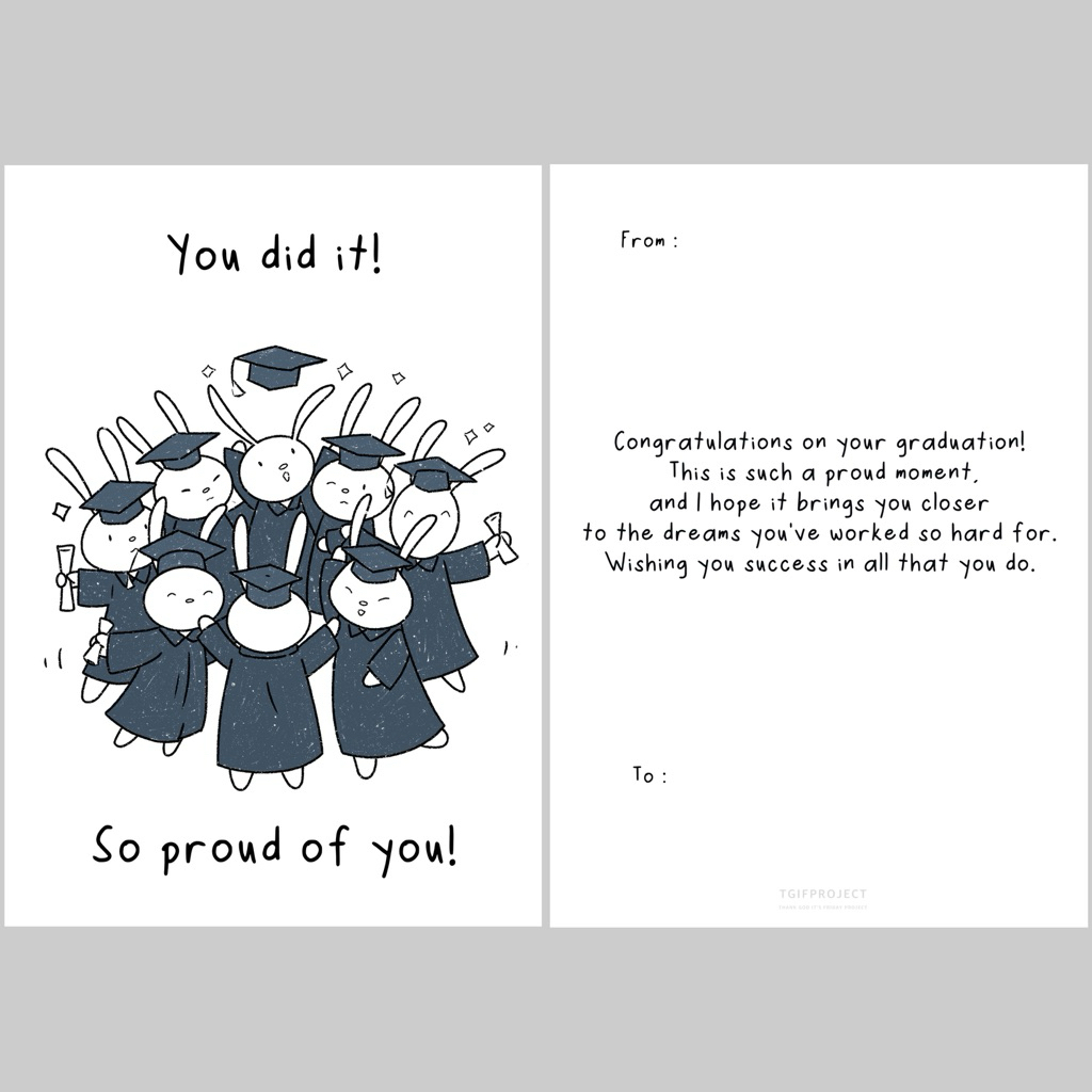 GREETING CARD TGIF PROJECT | Shopee Malaysia