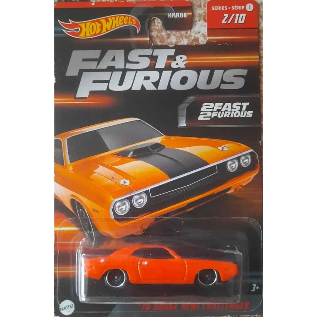 HOTWHEELS FAST AND FURIOUS 2FAST 2FURIOUS 70 DODGE HEMI CHALLENGER ...
