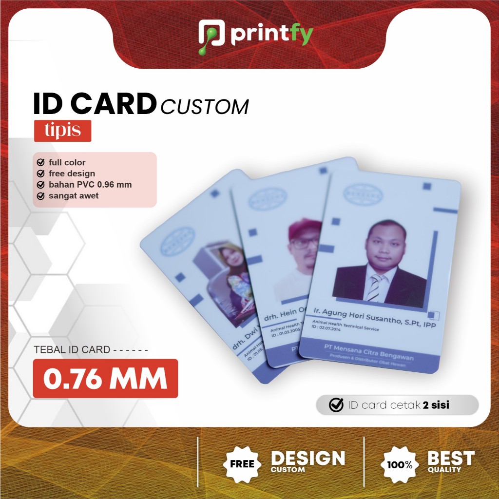 Custom PVC ID Cards - Thin - Student Cards Member Card/ | Shopee Malaysia
