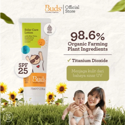 MATAHARI Buds Everyday Organics Solar Care Lotion 75ml - Sunblock ...