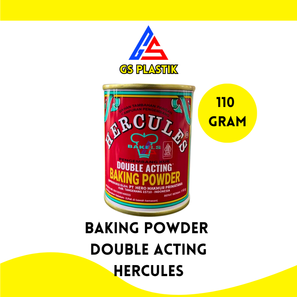 Hercules Double Acting Baking Powder 110g | Anti-flat & Practical Cake ...
