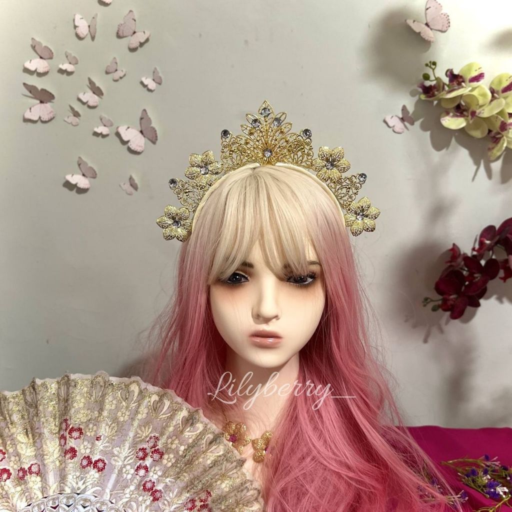 Luxury Crown Headband Carnival Festival Headpiece Hijab Graduation ...