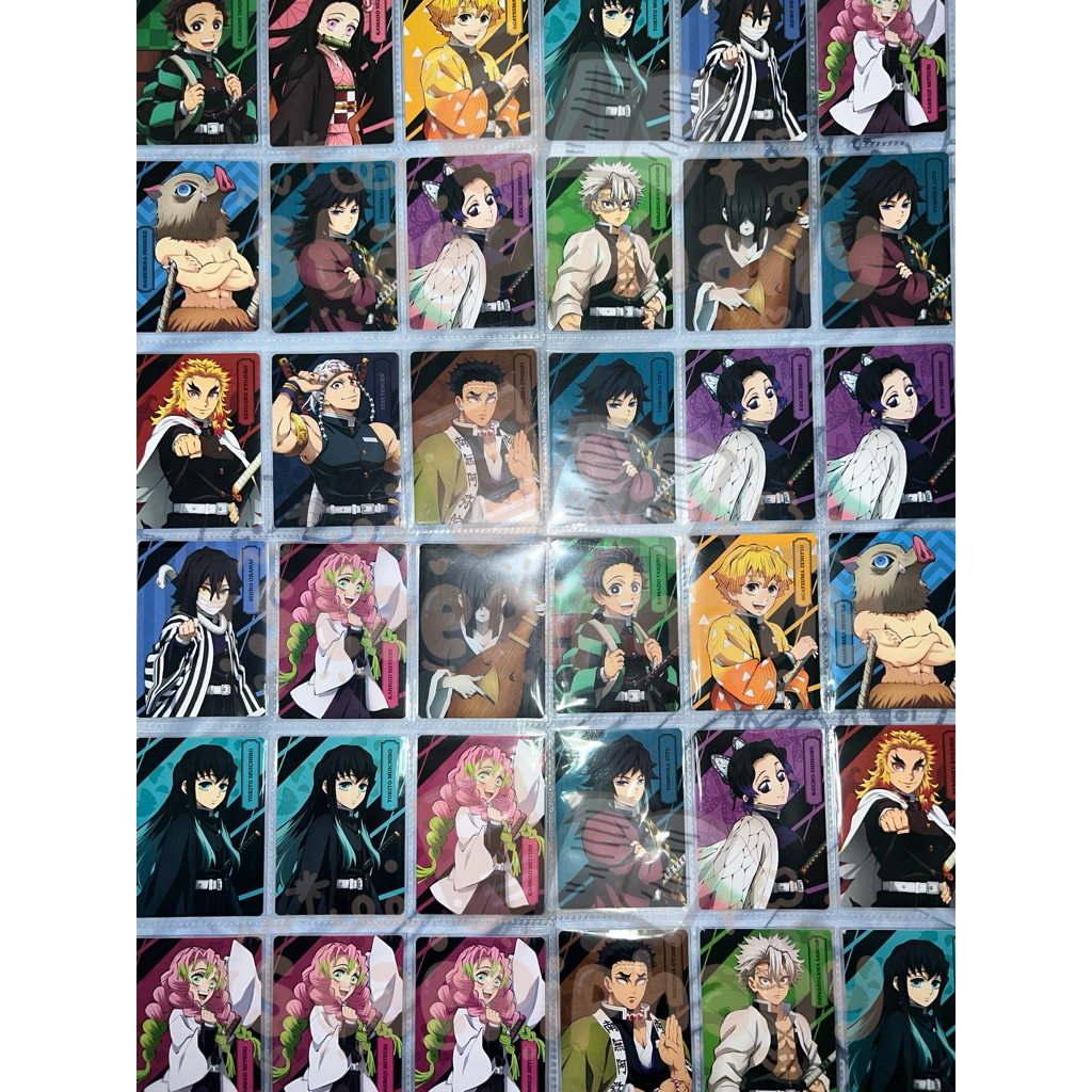 Demon Slayer Kimetsu No Yaiba x FamilyMart Collectible Card | Shopee ...