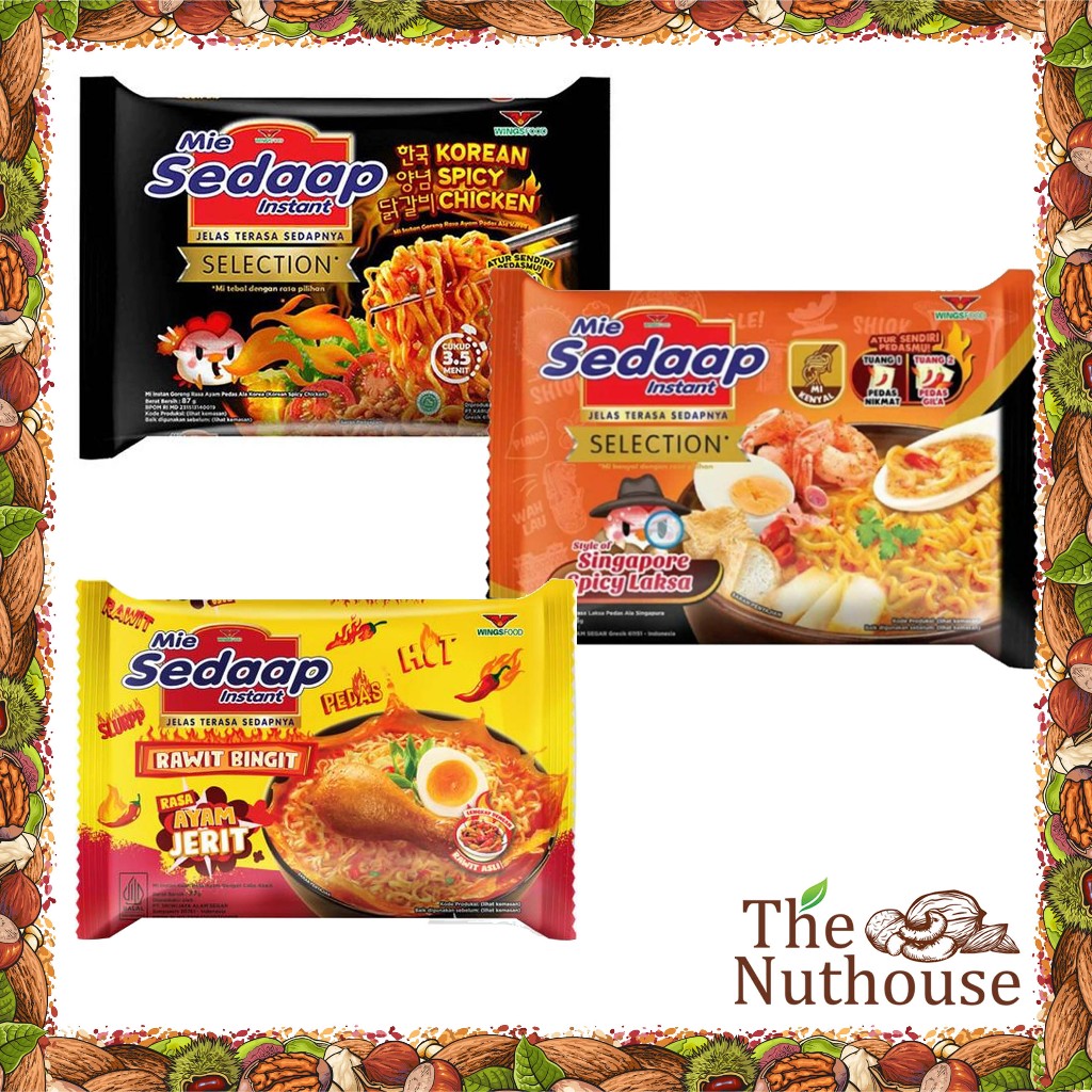 Mie Sedaap Korean Spicy / Singapore Spicy Laksa / Rawit Bingit with ...