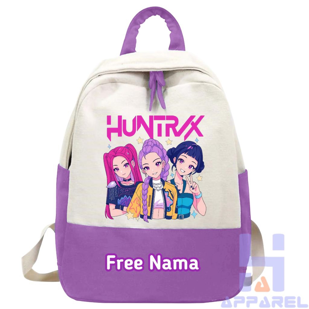 HUNTRIX KPOP DEMON HUNTERS CHARACTER CHILDREN'S BACKPACK FREE NAME kpop ...
