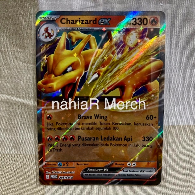 Pokemon TCG Indonesia Charizard ex 205/SV-P Charizard Set | Shopee Malaysia