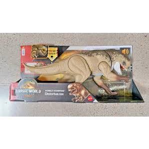 ORIGINAL Jurassic World Rebirth Rumble N Rampage Distortus Rex Figure ...