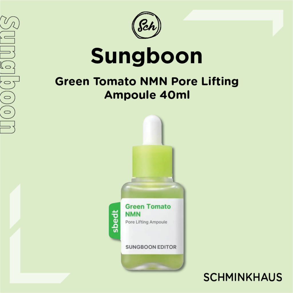 SUNGBOON EDITOR Green Tomato NMN Pore Lifting Ampoule 40ml | Shopee ...