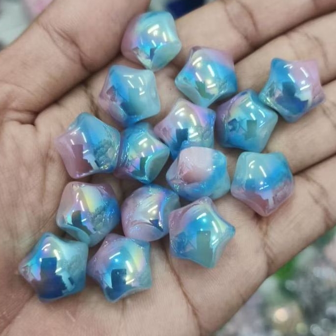 (5 pcs) UV Gembul Star (Pink Gradation biru) | Shopee Malaysia