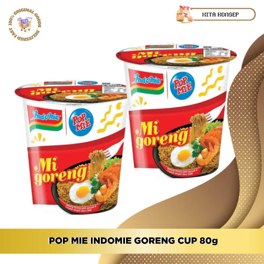 POP MIE INDOMIE FRIED CUP 80g | Shopee Malaysia