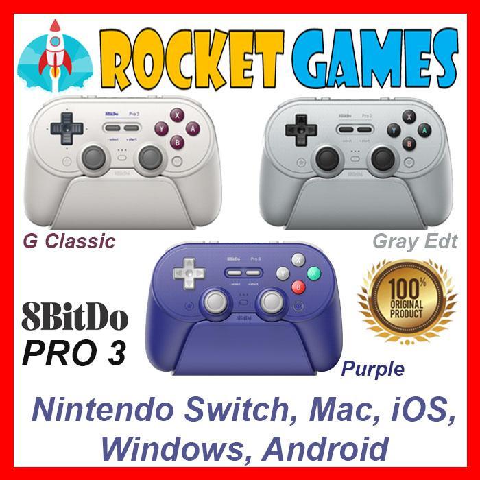 8BitDo Pro 3 Bluetooth Controller for Switch/Switch 2 – TMR Joysticks ...