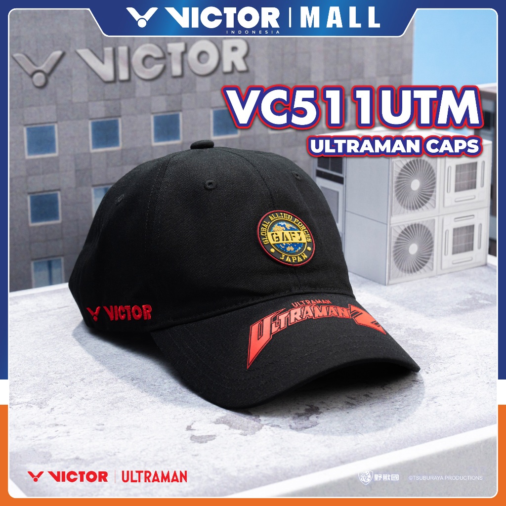 VICTOR Ultraman Limited Edition VC 511 VC511 UTM Hat | Shopee Malaysia