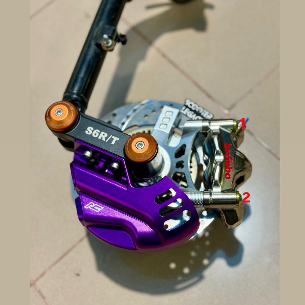 Titanium Bolt Pro GR5 Caliper Monoblock Caliper Brembo Frando M4 M50 P4 ...
