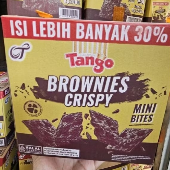 CTN 4*10S - TANGO BROWNIES CRISPY MINI BITES CONTENTS 40 PCS / WAFER ...
