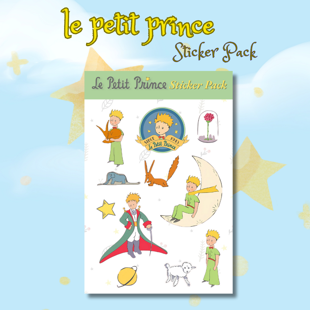LE PETIT PRINCE STICKER PACK | AESTHETIC LITTLE PRINCE CHARACTER ...