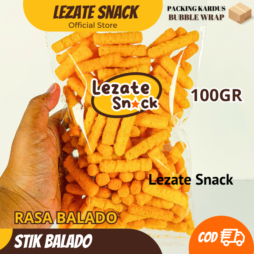 Spicy Balado Stick Snack 100GR Crispy Delicious Balado Stick/ TES Spicy ...