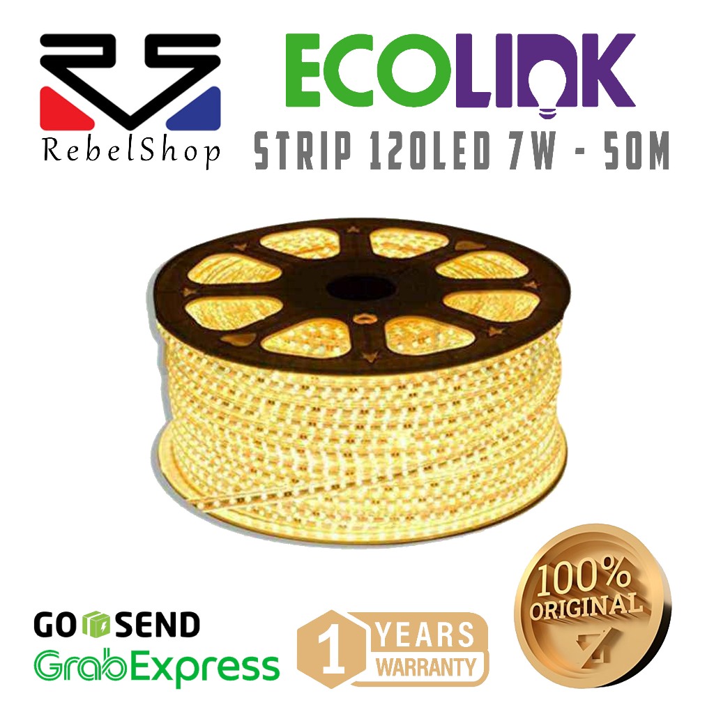 MATA Ecolink LED Strip EHLS168 120 Eyes 120D 7W 50M Indoor Lightstrip ...